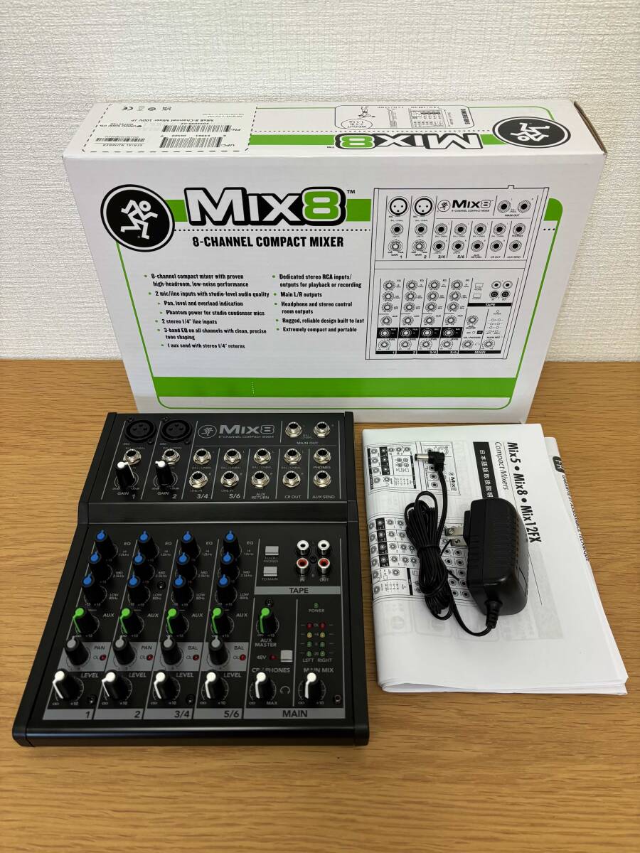 Yahoo!オークション - MACKIE MIX8 コンパクト・アナログミキサー