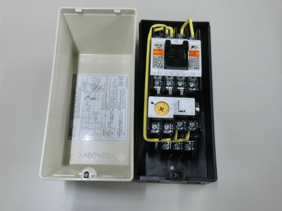 Yahoo!オークション - 富士電機 SW-0C 電磁開閉器 コイルAC200V 1a 1.5...