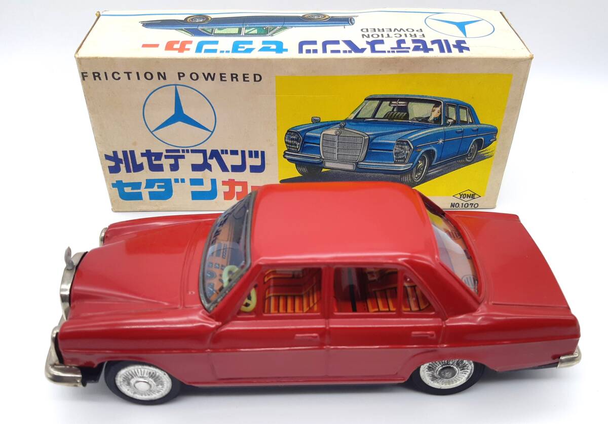Yahoo!オークション - YONE ヨネ屋 ブリキ メルセデスベンツ セダンカ...