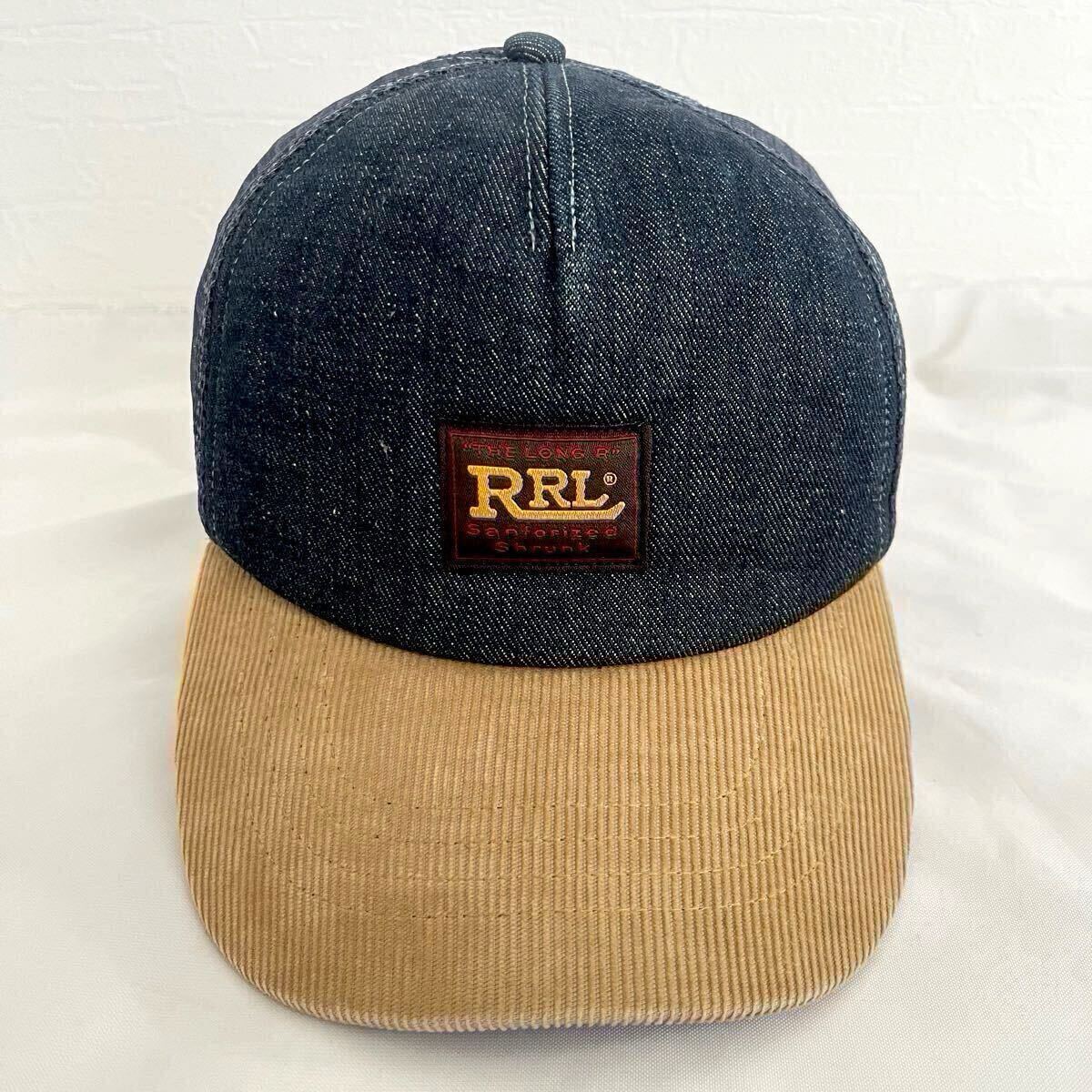 Yahoo!オークション - 美品 RRL デニム メッシュキャップ ONE SIZE 帽...