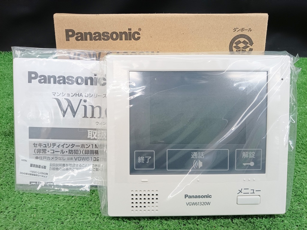 品 Panasonic パナソニック マンションHA Dシリーズ用 セキュリティ インターホン 1M型親機 VGW61320W 録画機能付 4(インターホン、ドアホン)｜売買されたオークション ...