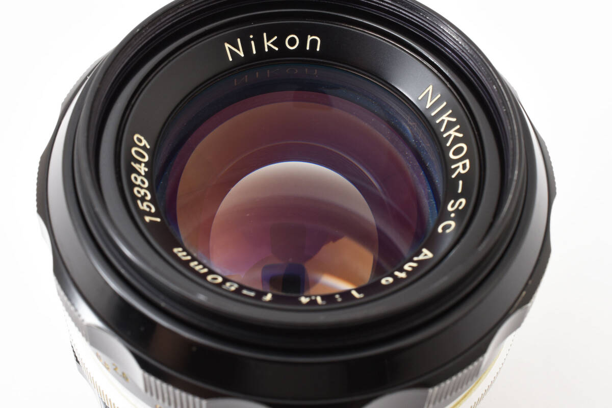 Yahoo!オークション - 10-22-88 [美品] ニコン NIKKOR S.C 50mm f/1.4 ...