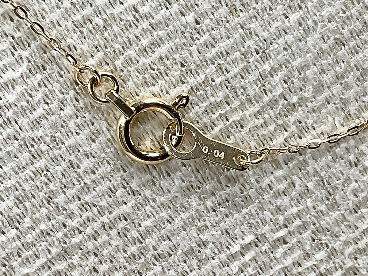 Yahoo!オークション - ete エテ K18 ダイヤプチネックレス D0.04ct イ...