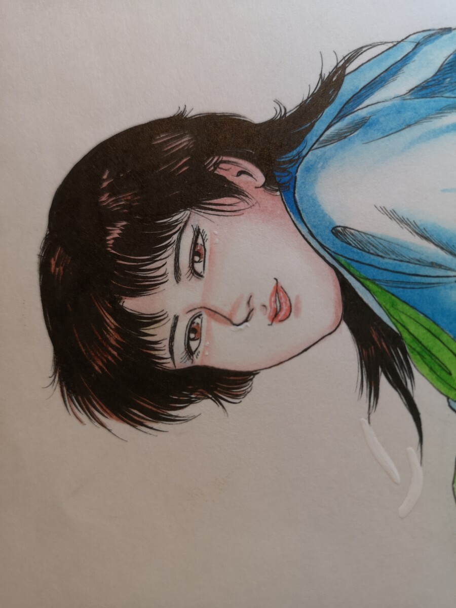 Yahoo!オークション - 自主規制 ST018 SM漫画の巨匠 三条友美直筆カラ...