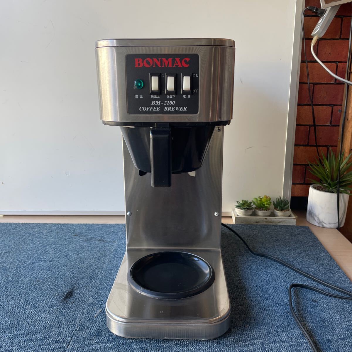 BONMAC コーヒーメーカー BM-2100 通電確認のみ 現状品 動作未確認(中古)のヤフオク落札情報