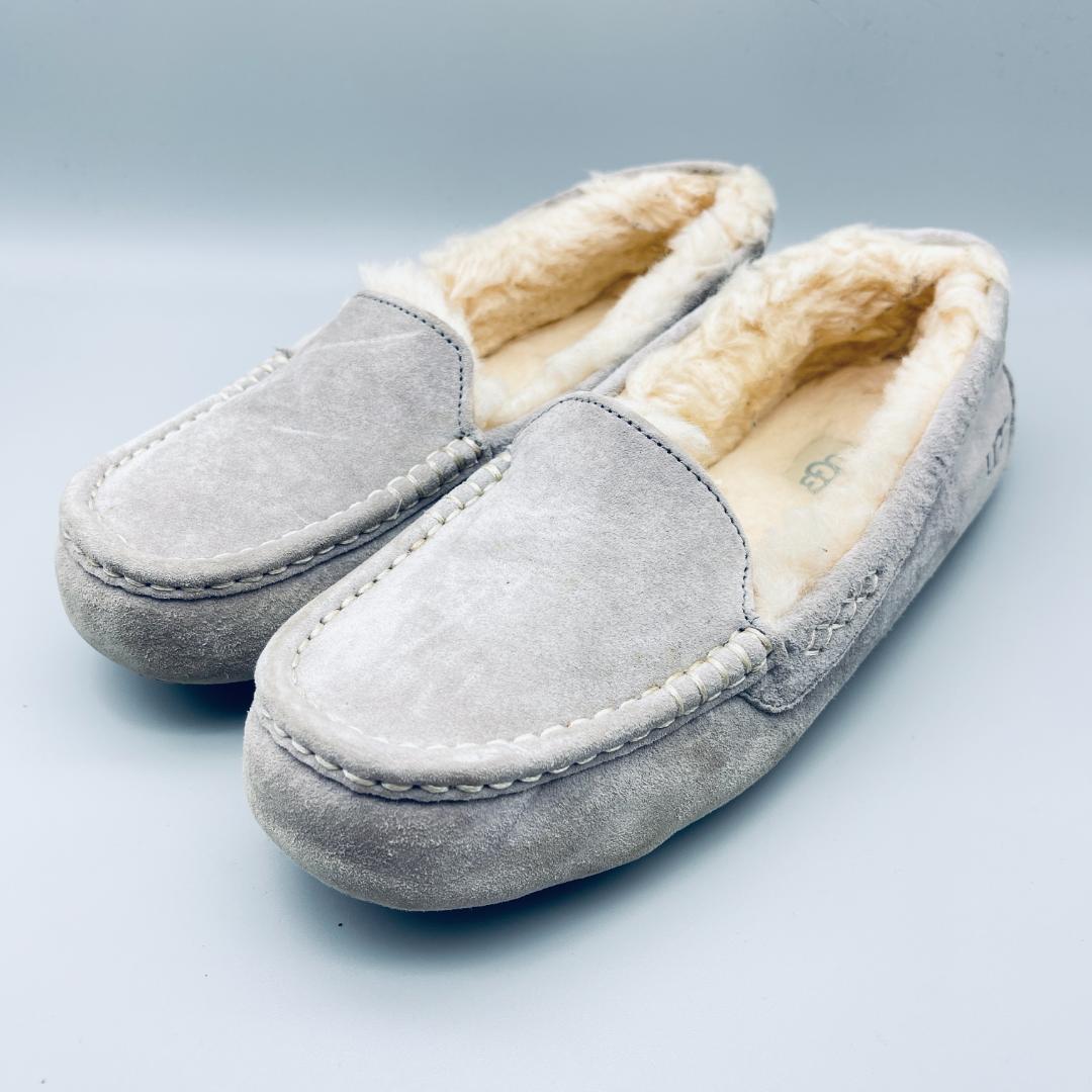 UGG Ansley US8 アグ アンスレー モカシン グレー 25cm(US8)｜売買されたオークション情報、yahooの商品情報をアーカイブ公開 - オークファン（aucfan.com）
