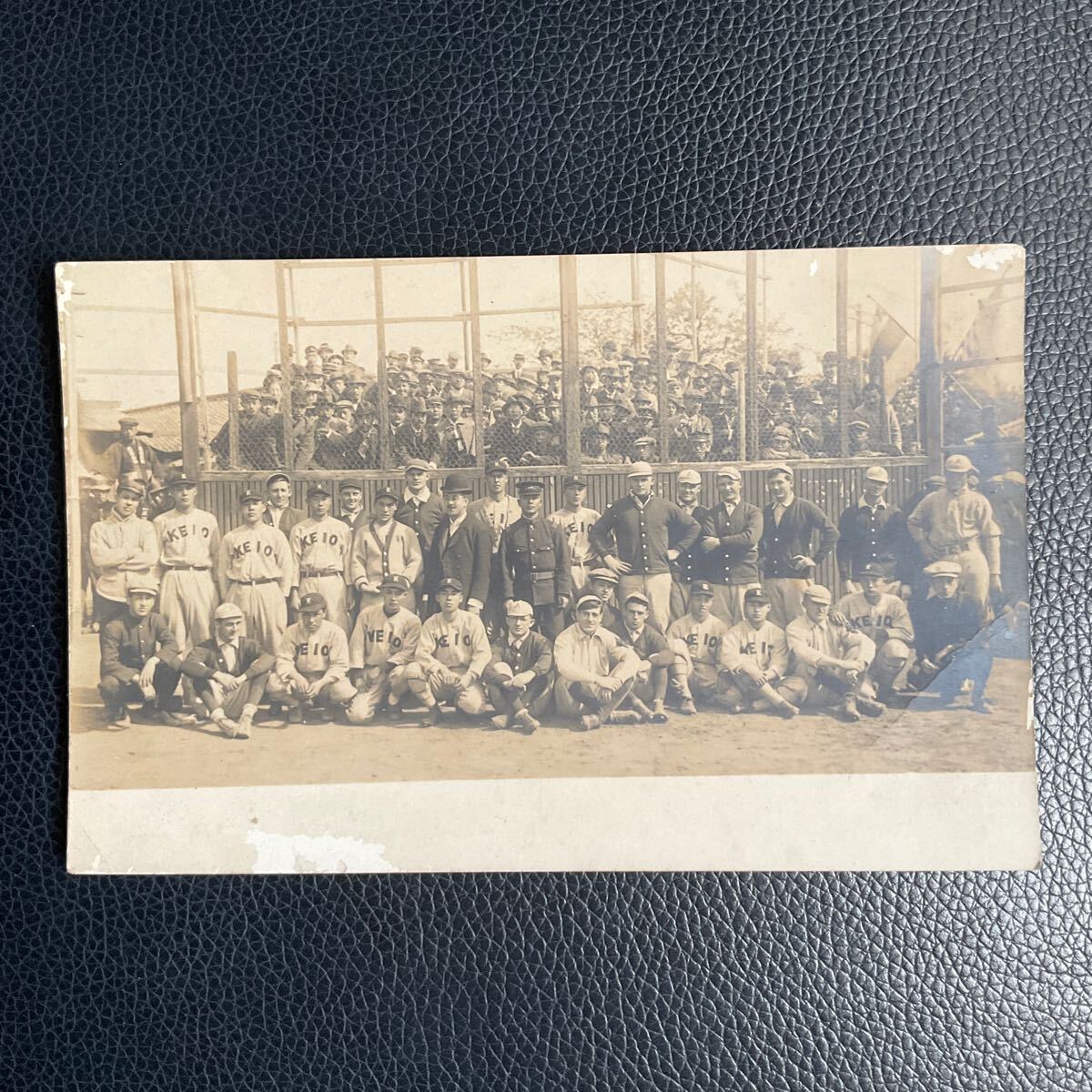 Yahoo!オークション - 古い絵葉書 古写真 野球 慶應 KEIO アンティーク...