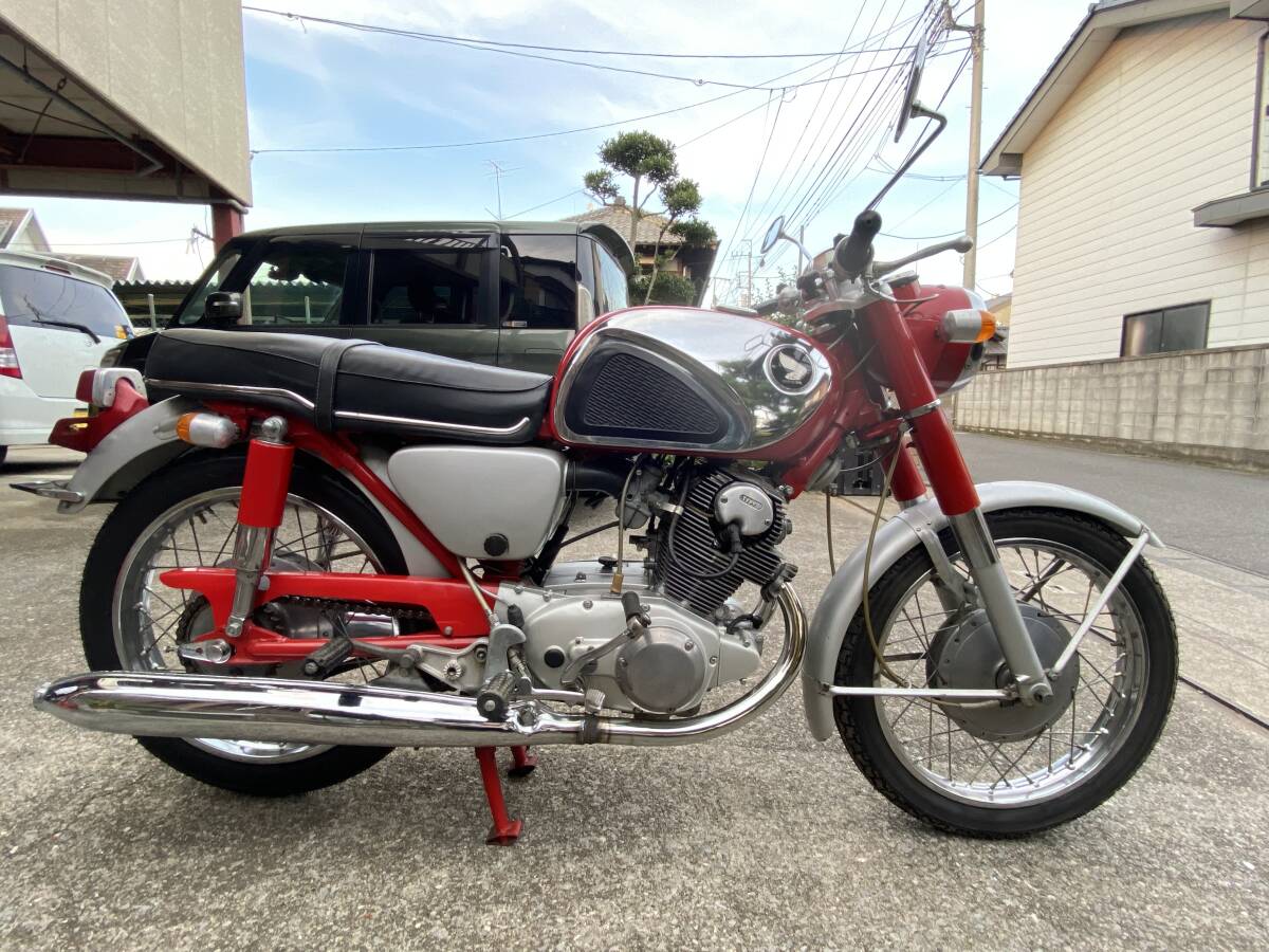 Yahoo!オークション - 赤 HONDA CB72 TYPE1