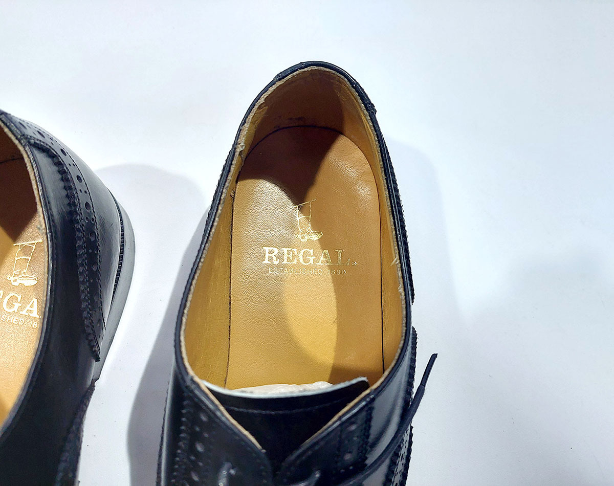 Yahoo!オークション - REGAL リーガル メンズ シューズ ウイングチップ...
