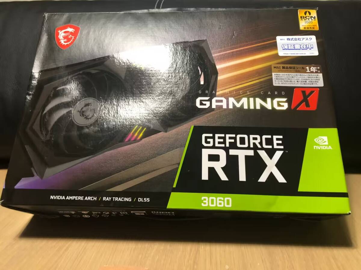 Yahoo!オークション - 【MSI】グラフィックボード GEFORCE RTX3060 12G...