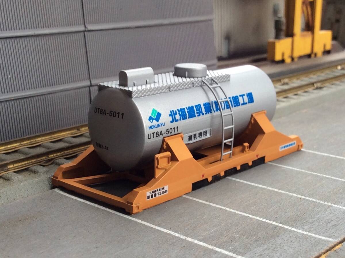 Yahoo!オークション - HO 完成品 UT8A 練乳専用タンクコンテナ1個 1円...