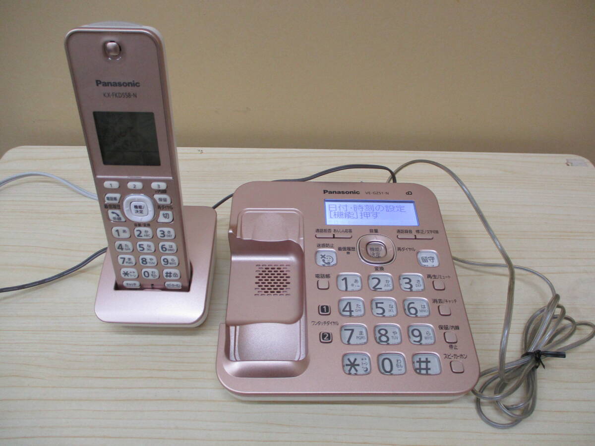 Yahoo!オークション - N997棚36 Panasonic 電話機 VE-GZ51 KX-FKD558-N...
