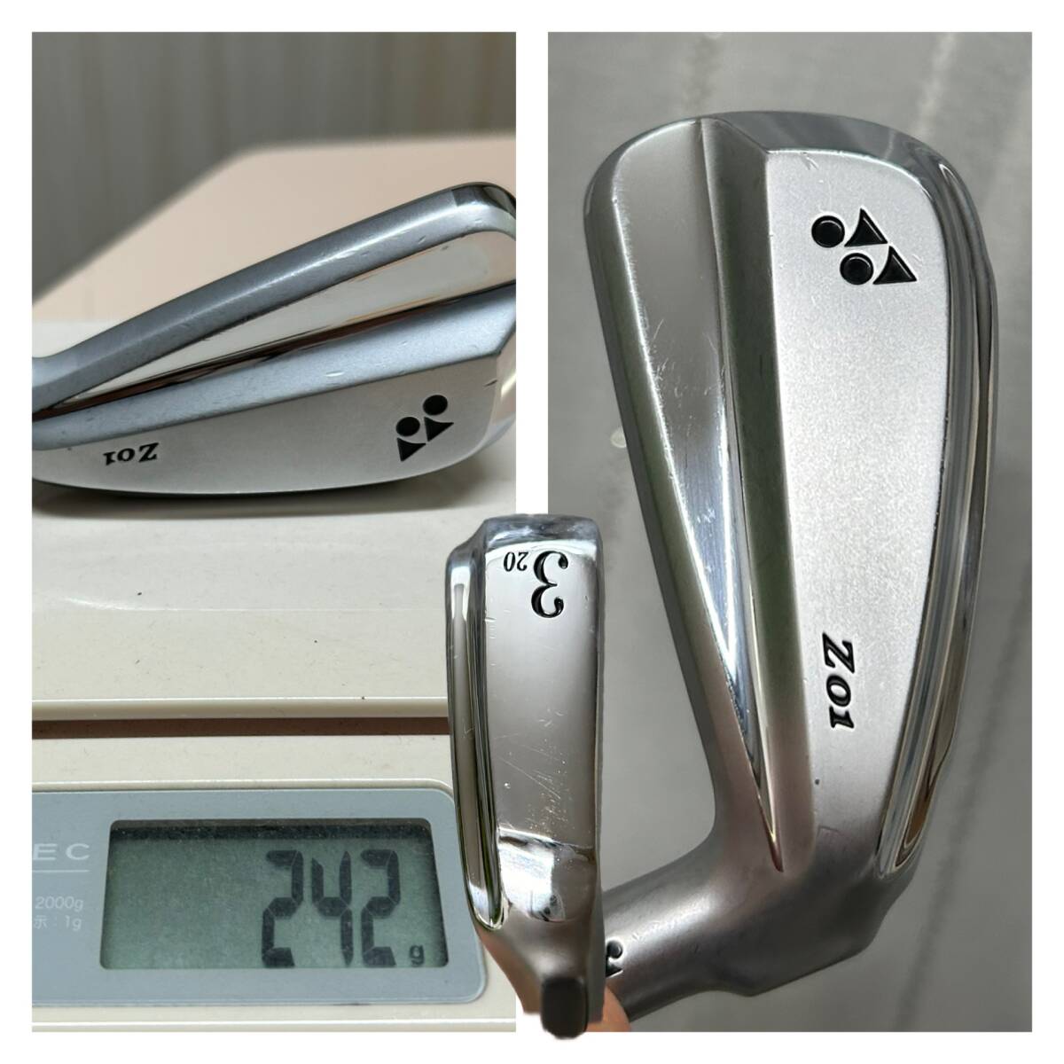 Yahoo!オークション - 美品/ヨネックス Z-01 #3 /20° 242gヘッド単品...