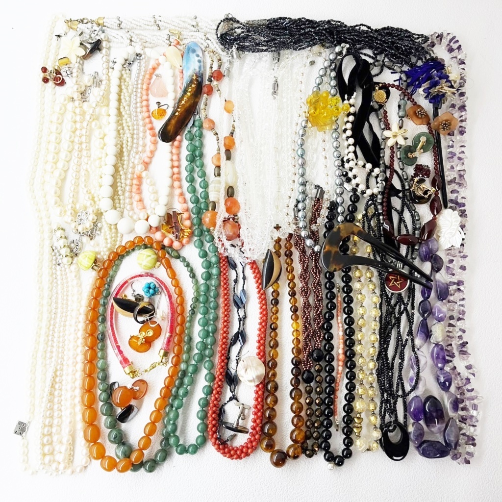 Yahoo!オークション - 【人気】アクセサリー まとめ 総重量 1 395g ネ...