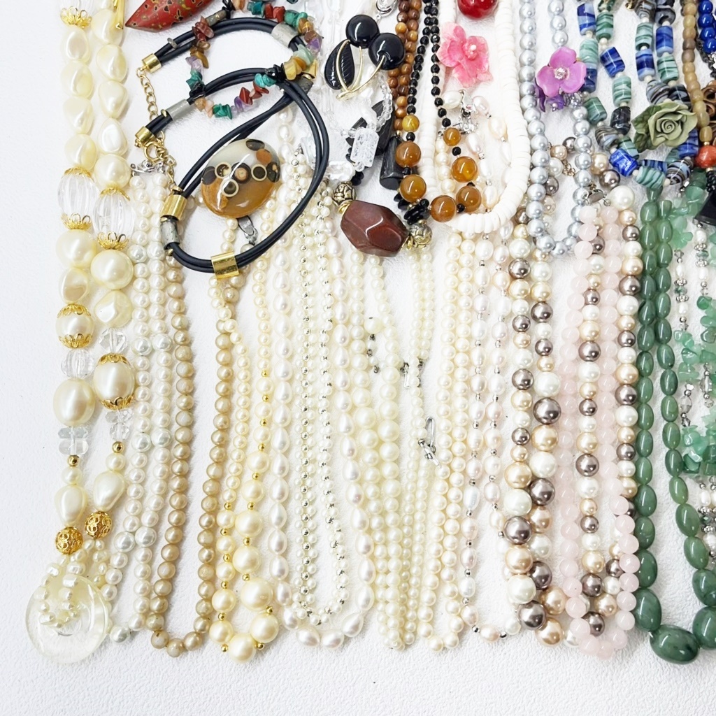 Yahoo!オークション - 【人気】アクセサリー まとめ 総重量 1 430g ネ...