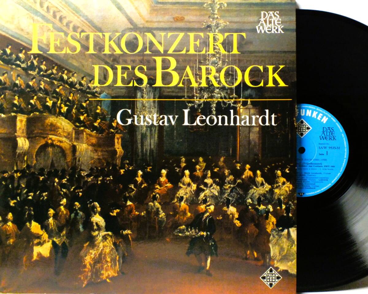 LP SAW 9535-M グスタフ レオンハルト C.P.E.バッハ ソナタ J.S.バッハ トッカータ FESTKONZERT DES BAROCK 8商品以上同梱(器楽)｜売買された ...