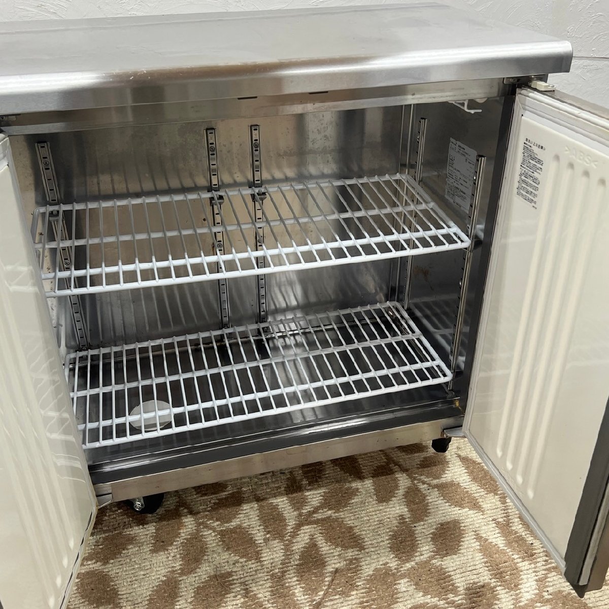 Yahoo!オークション - フクシマ 3ドア コールドテーブル冷蔵庫 TMU-50...