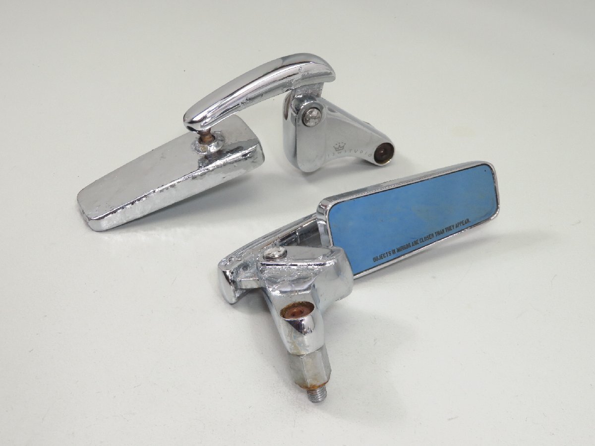 日本代購代標第一品牌【樂淘letao】－☆フォルツァZ MF08 社外 低反射 ブルー ミラー 正ネジ 10mm