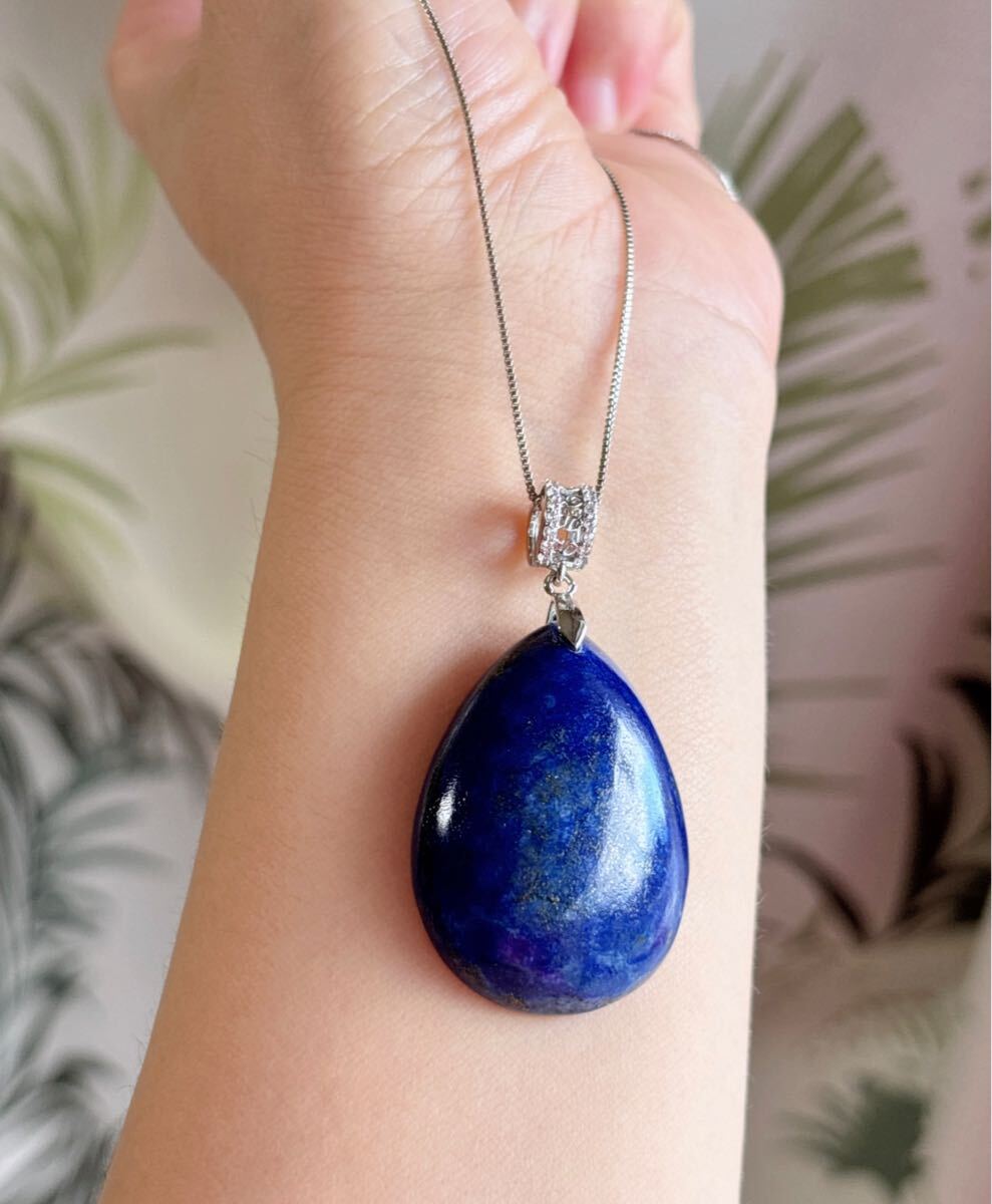 Yahoo!オークション - 天然石 逸品ラピスラズリ ネックレス（番号A4030...