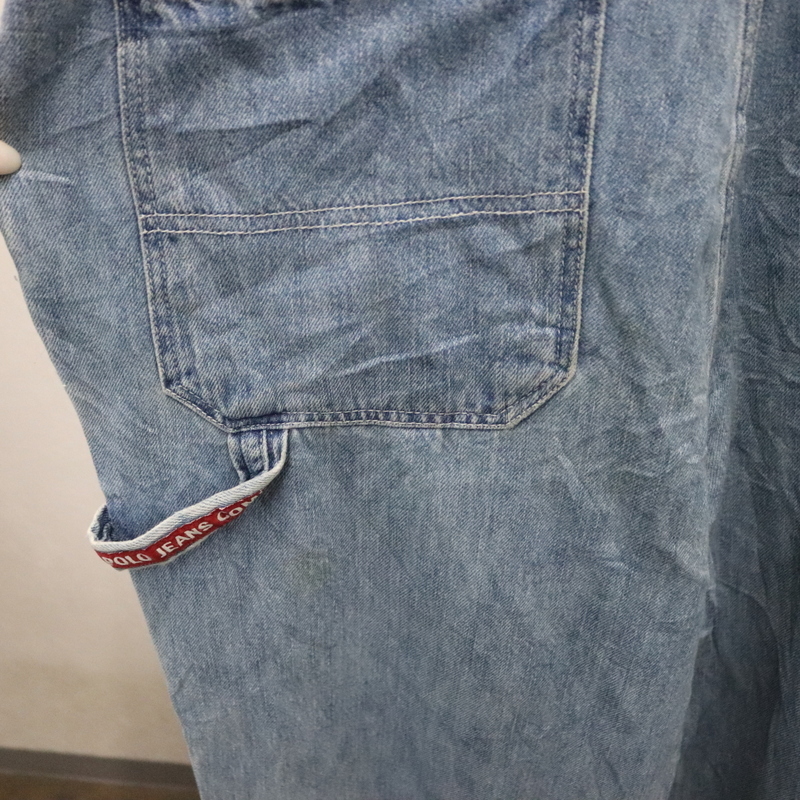 Yahoo!オークション - h642 2000年代製 POLOJEANS デニム オーバーオー...