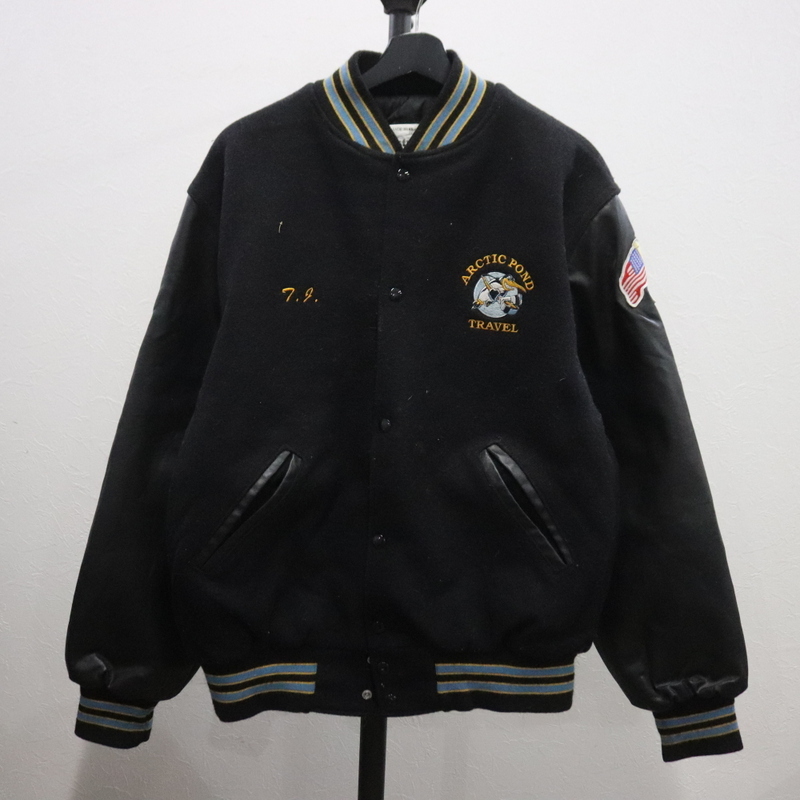 Yahoo!オークション - T929 90sビンテージ JUSTWEARIT ウールスタジャ...