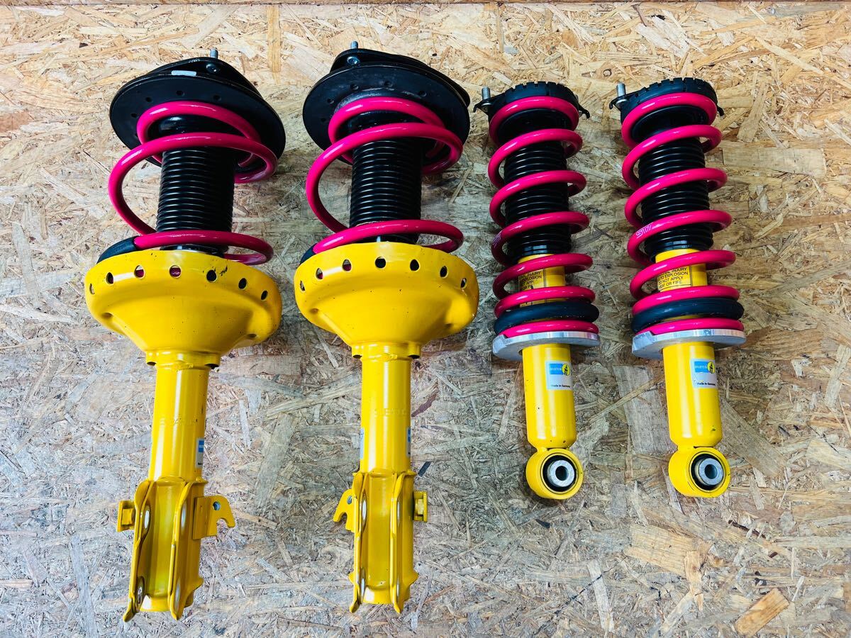 SUBARU BP5 BL5 レガシィ 後期 純正 ビルシュタイン ＋ STiスプリング サスペンションキット サスキット ショック BP9 BPE BLE(サスペンションキット（一式 ...