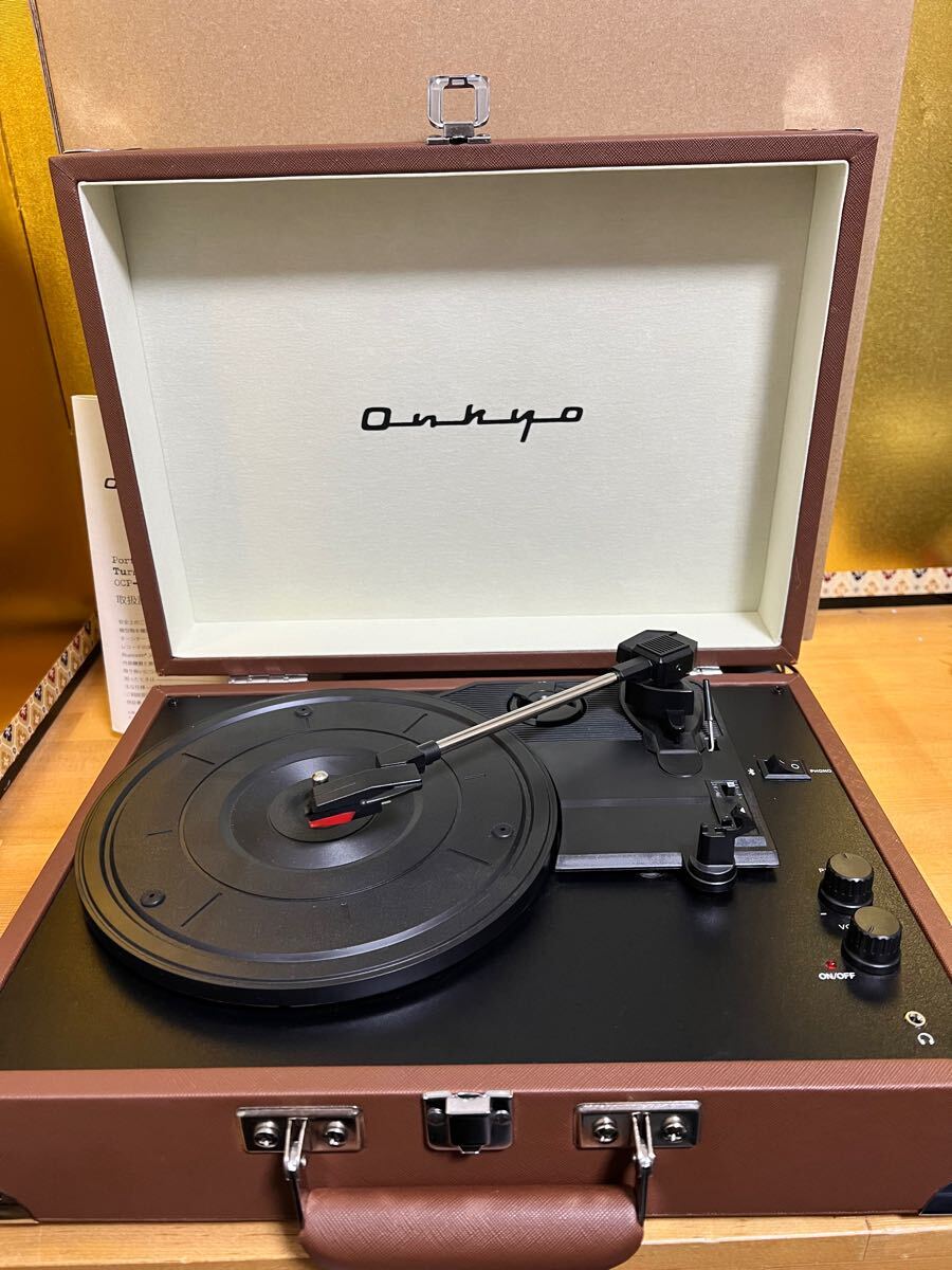 Yahoo!オークション - ONKYO OCP-01 Bluetoothスピーカー ターンテーブ...