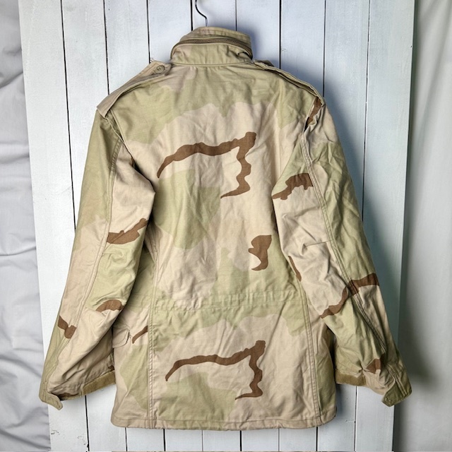 Yahoo!オークション - 米軍実物 80s M65 デザートカモ フィールドジャ...