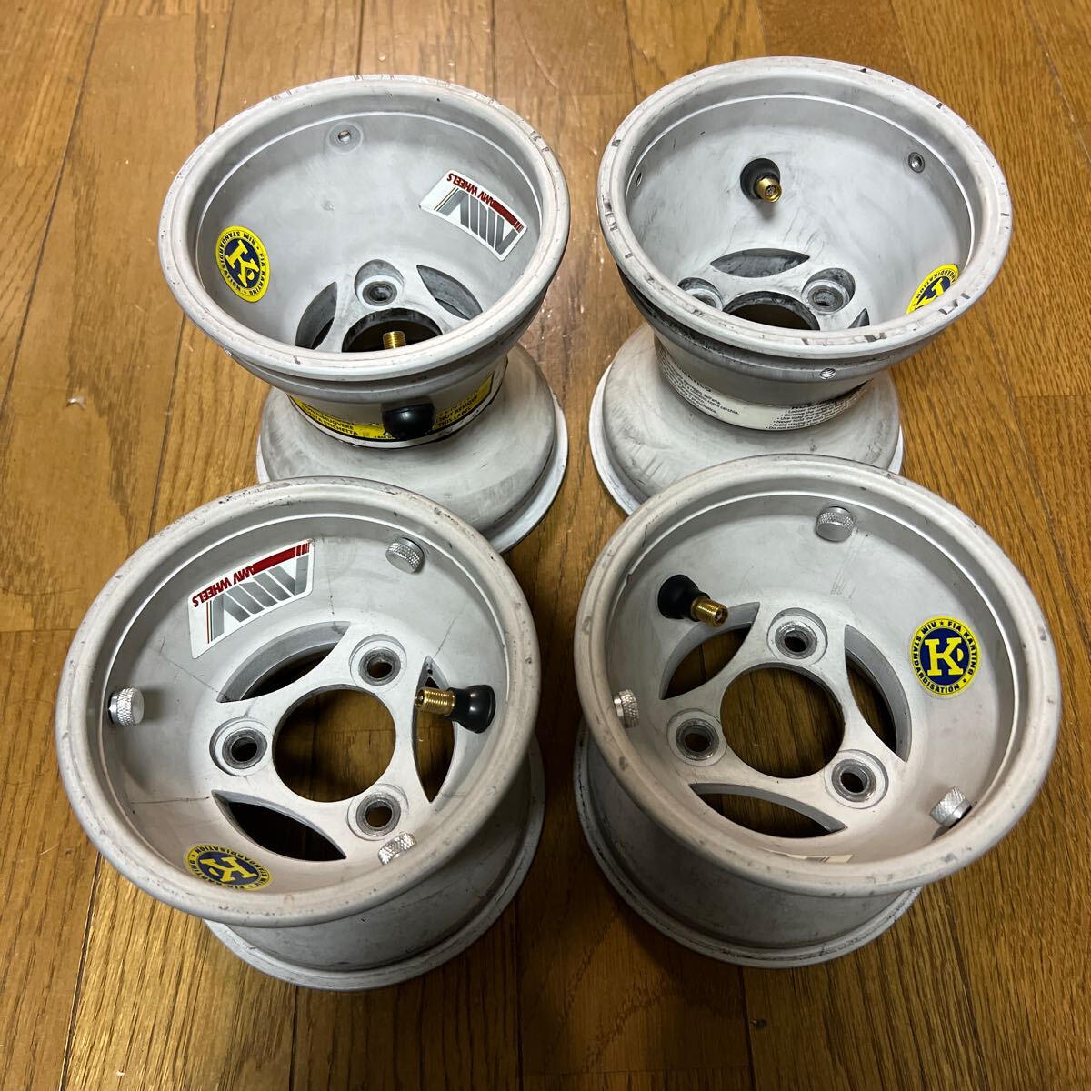 Yahoo!オークション - レーシングカート AMVマグホイール カデットフ...