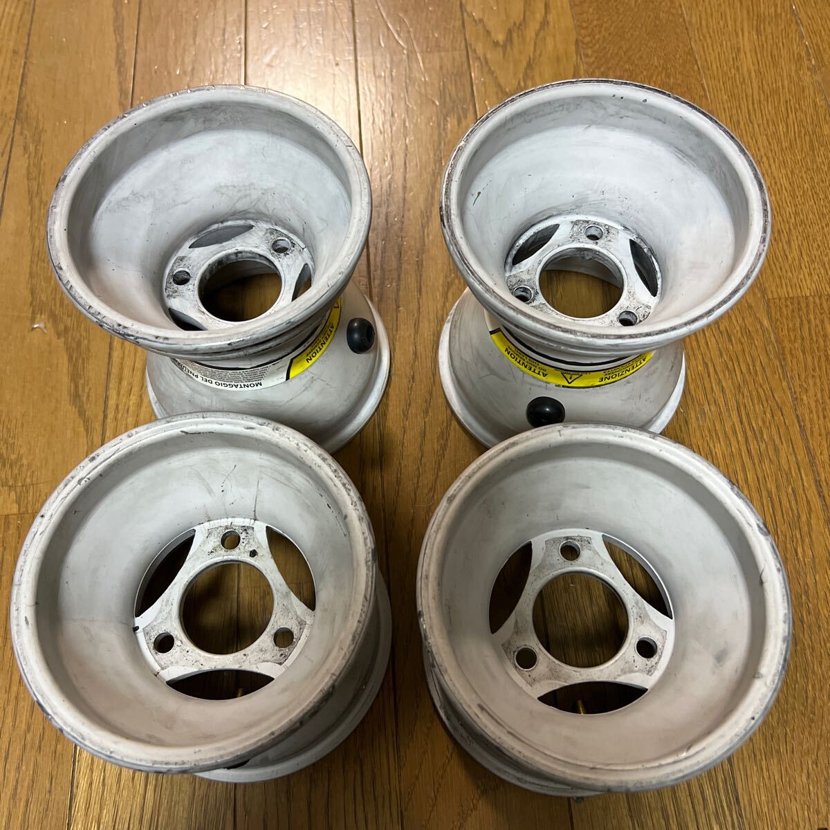 Yahoo!オークション - レーシングカート AMVマグホイール カデットフ...