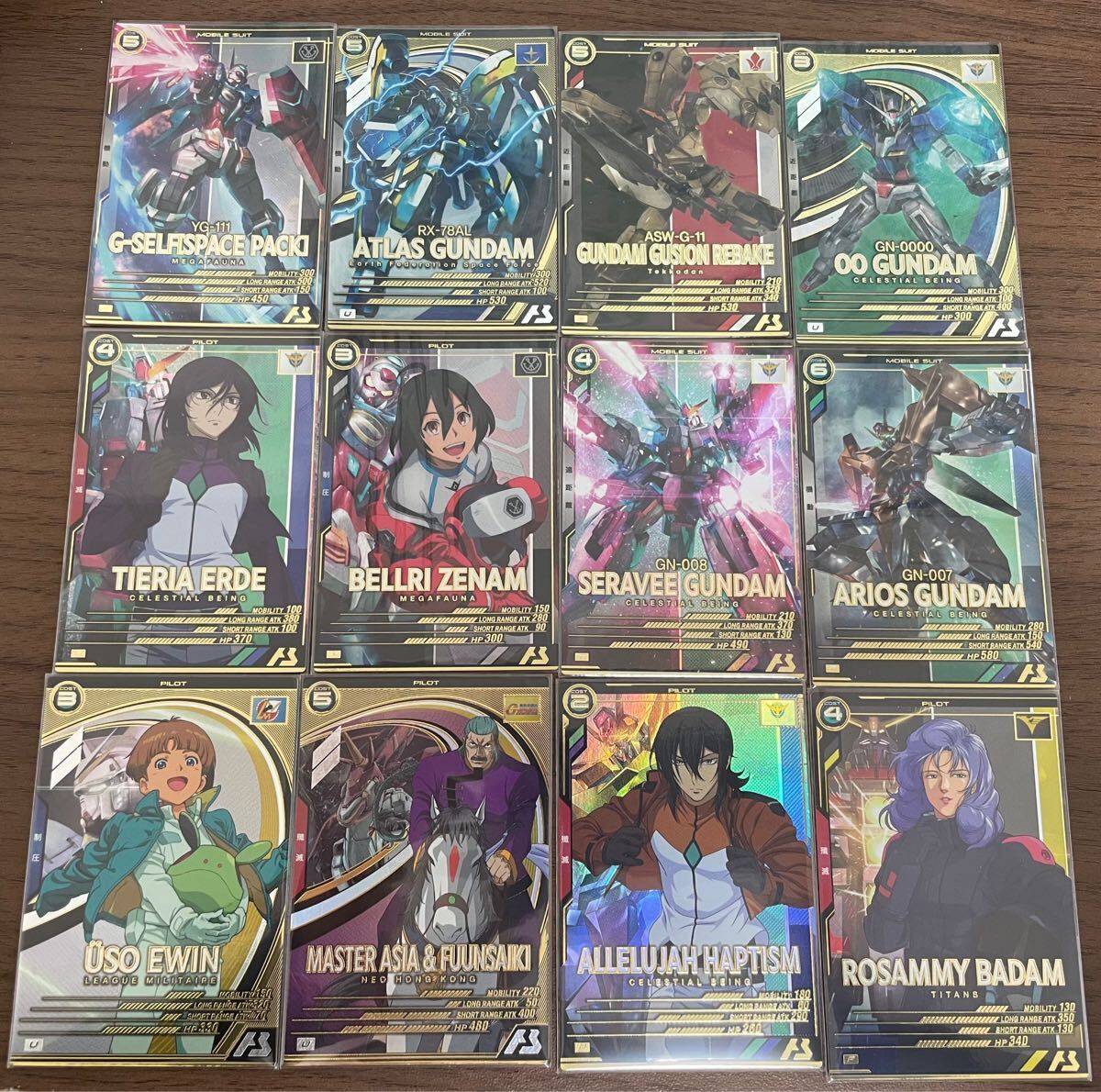 ガンダムアーセナルベース Uレア Pレア 12枚セット まとめ売り UT04(ガンダムトライエイジ)｜売買されたオークション情報、yahooの商品情報をアーカイブ公開 - オークファン ...