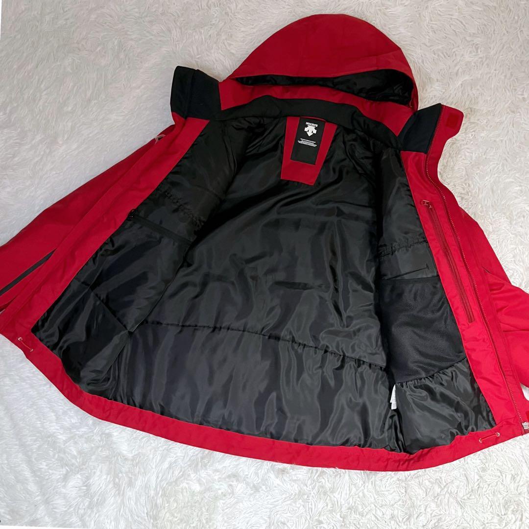 極美品】DESCENTE デサント スノーウェア 上下セット L スキー 極美品】DESCENTE デサント スノーウェア 上下セット L スキー