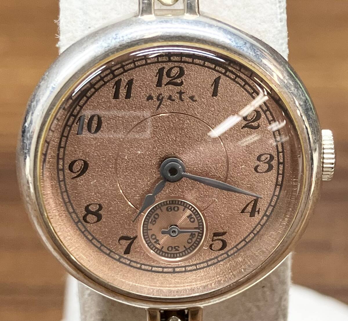 Yahoo!オークション - AGETE アガットSILVER シルバー クォーツ ピンク...