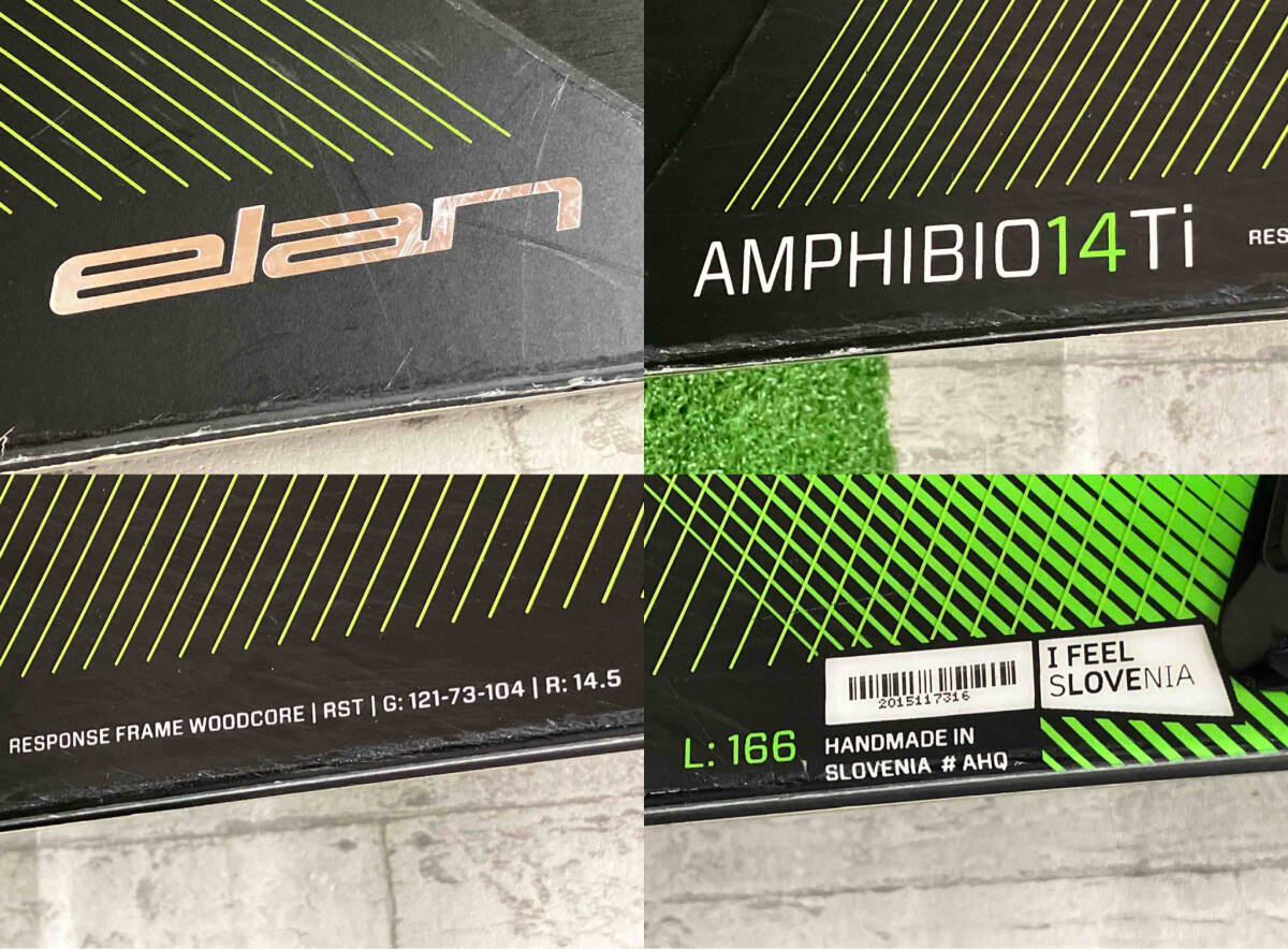 Yahoo!オークション - スキー板 ELAN エラン AMPHIB1014T i 166cm 121-...