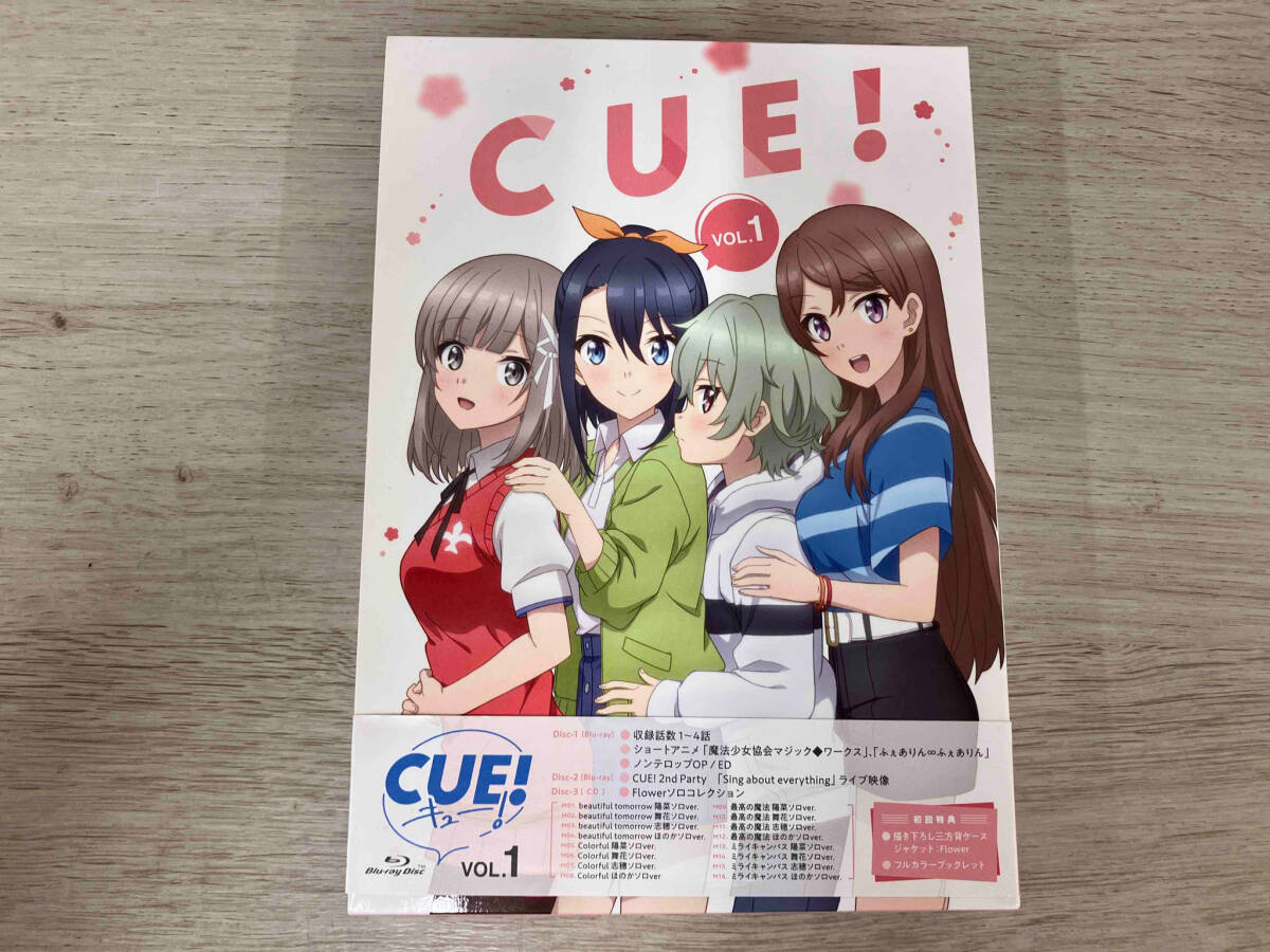 Yahoo!オークション - TVアニメ「CUE 」 VOL.1(Blu-ray Disc)