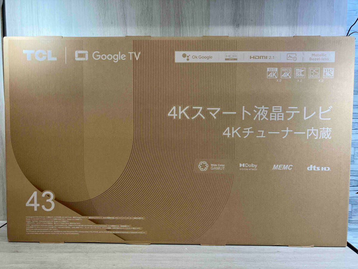 未使用品 未開封品 TCL 43P747 液晶テレビ 映像機器 未使用品 未開封品 TCL 43P747 液晶テレビ 映像機器