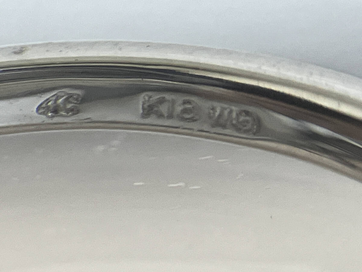 Yahoo!オークション - 4℃ K18WG／ヨンドシー／ホワイトゴールド／セン...