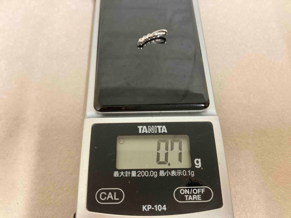 Yahoo!オークション - K18WG／5Pダイヤ付きペンダントトップ／バチカン...