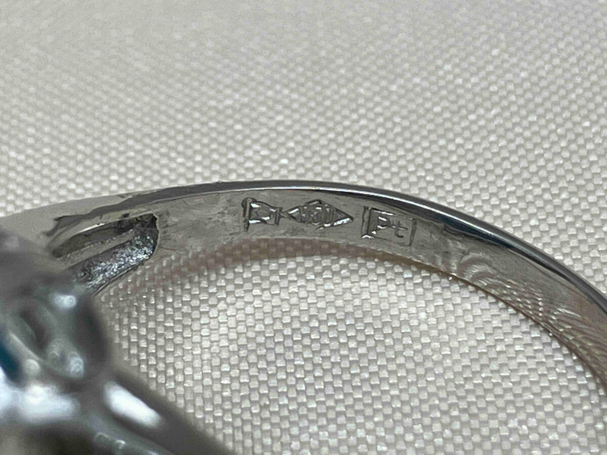 Yahoo!オークション - デザインリング Pt850 11号 総重量約4.6g