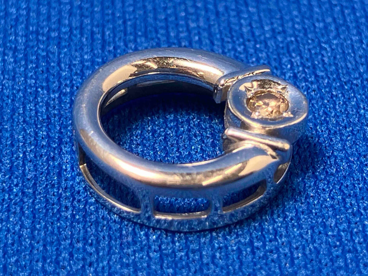 Yahoo!オークション - K14WG ホワイトゴールド ペンダントトップ 0.9g ...