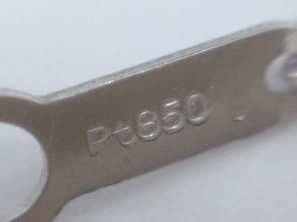 Yahoo!オークション - Pt850 デザインネックレス 約43cm 16.0g