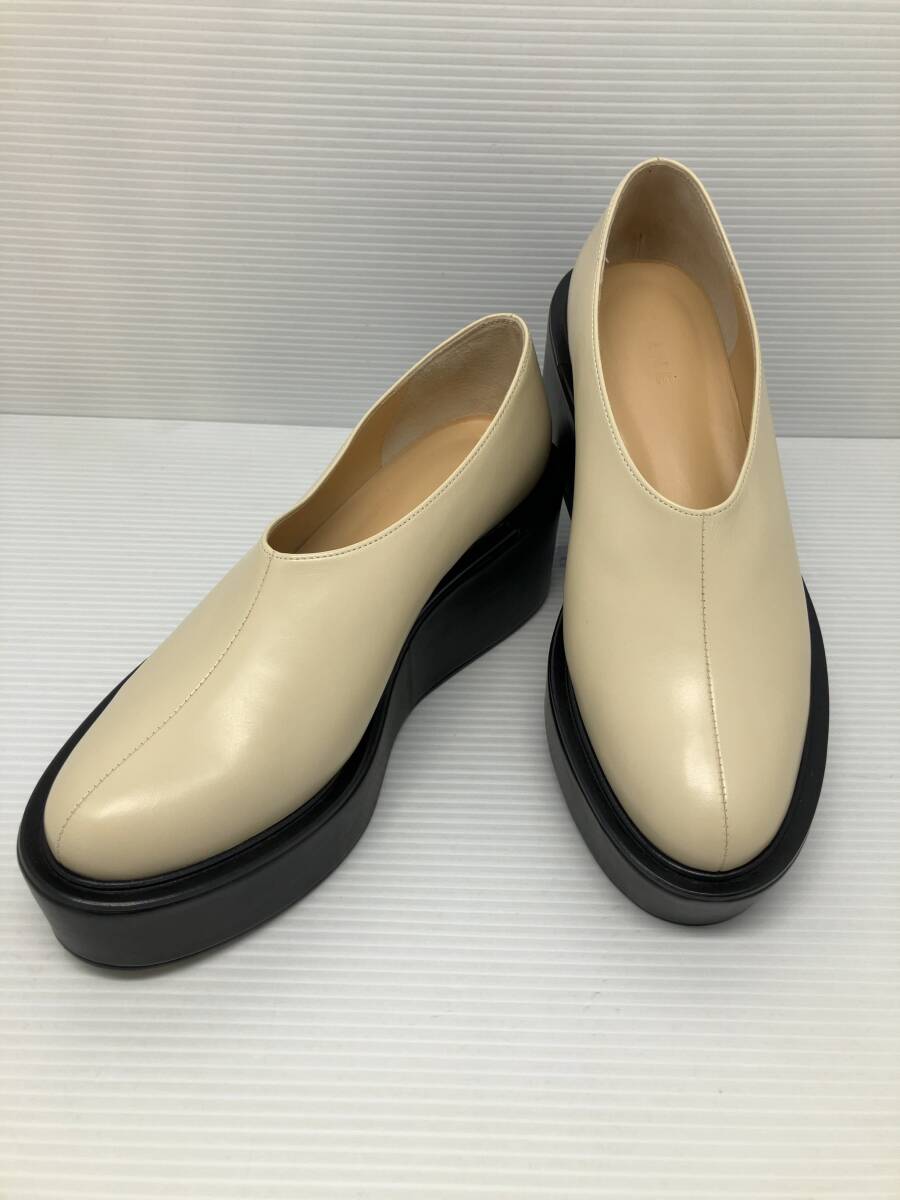 Yahoo!オークション - CLANE クラネ ボリュームソールパンプス サイズ...