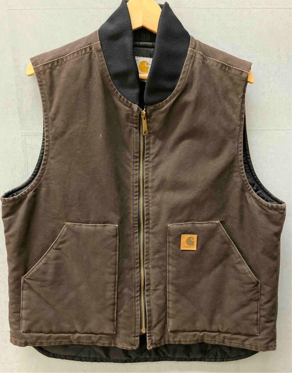 Yahoo!オークション - Carhartt カーハート V02 DKB メンズ ベスト ジ...