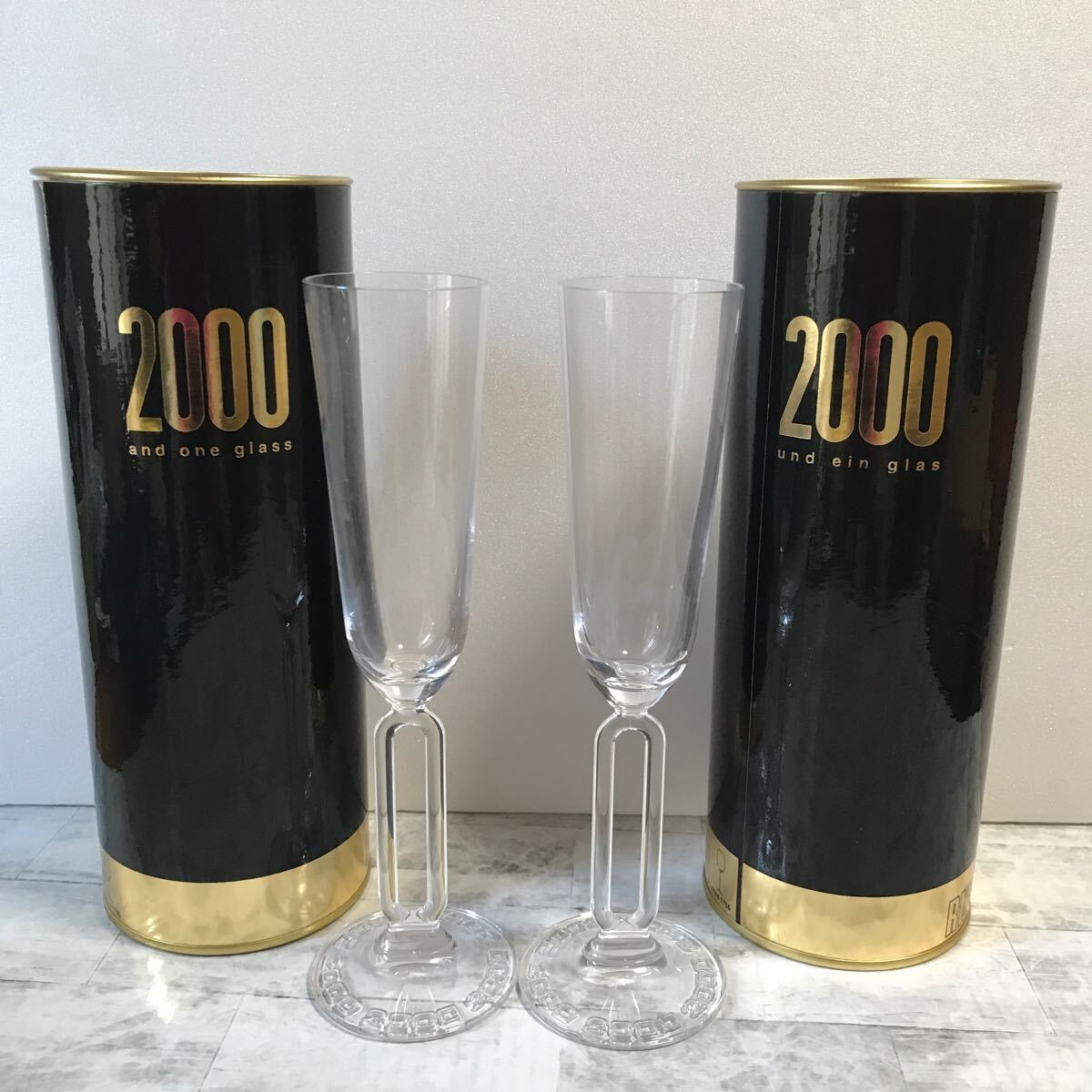 Yahoo!オークション - B235 RIDEL シャンパングラス リーデル ペア ワ...