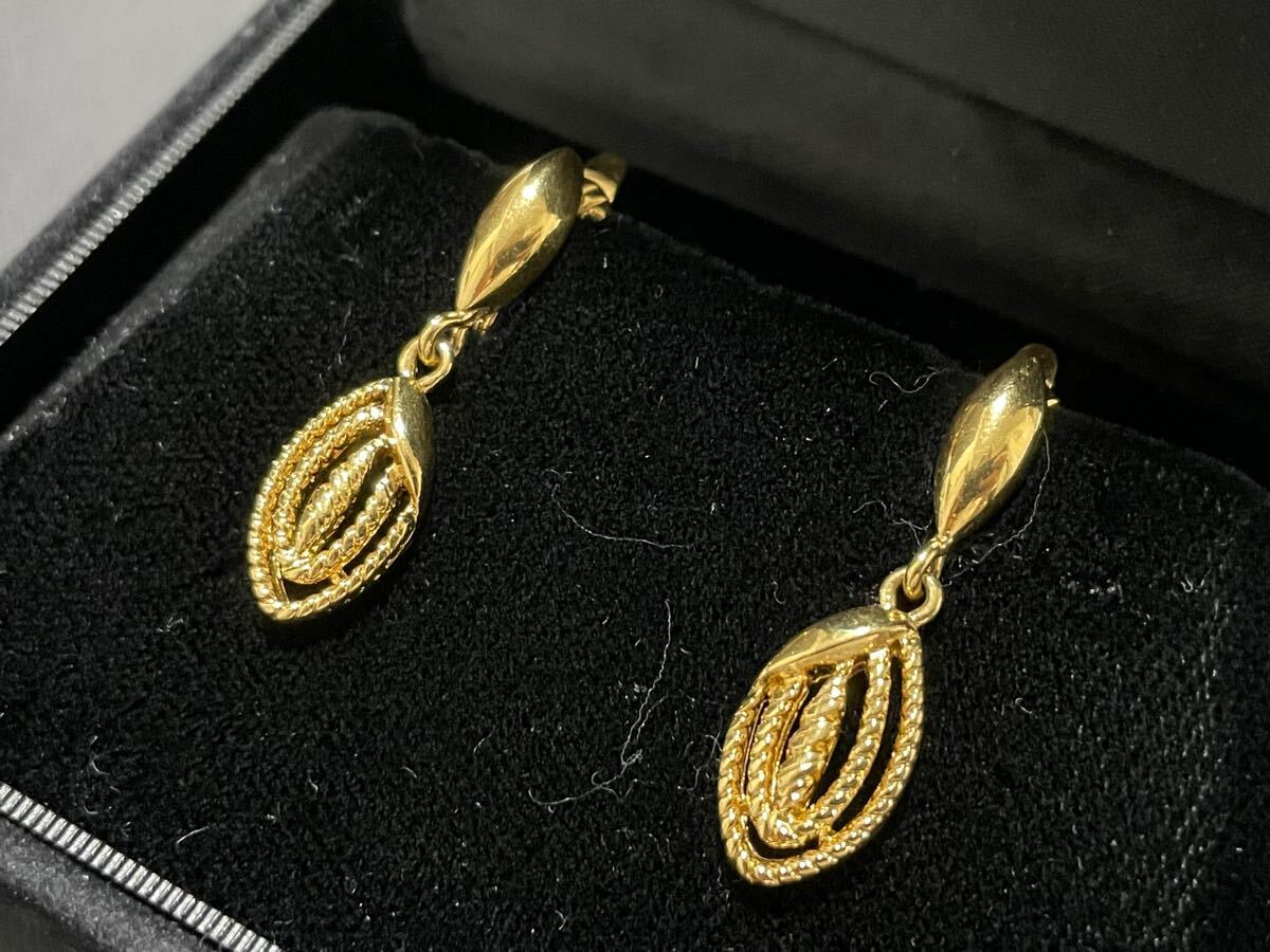 Yahoo!オークション - イヤリング 揺れる ゴールド P-A85