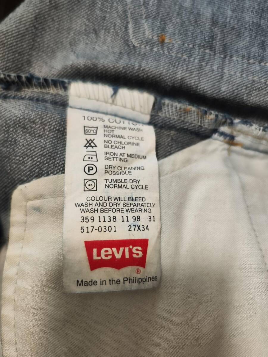 Yahoo!オークション - リーバイス 517 W27