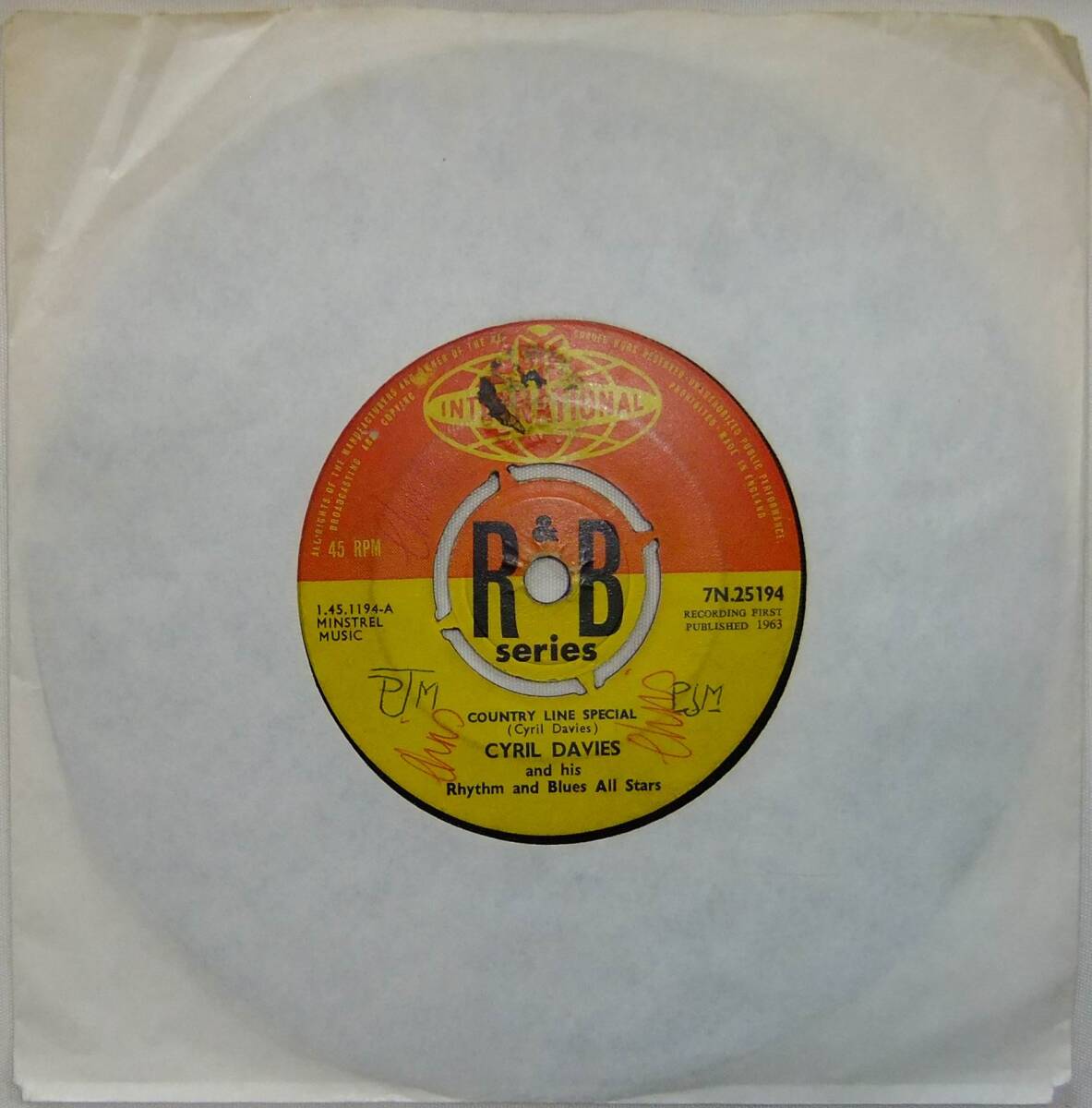 Yahoo!オークション - 7" 45rpm / Cyril Davies And His Rhythm & B...