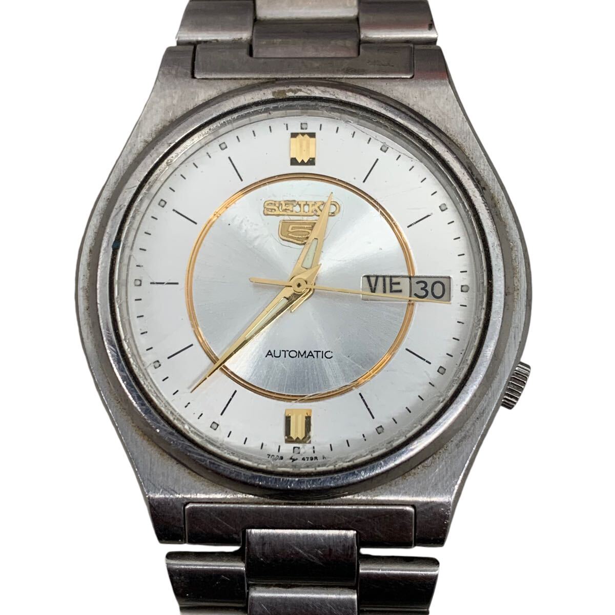 SEIKO 5 セイコーファイブ 7009-3170 自動巻きメンズ腕時計 デイデイト ジャンク 3641(その他)｜売買されたオークション情報、yahooの商品情報をアーカイブ公開 ...