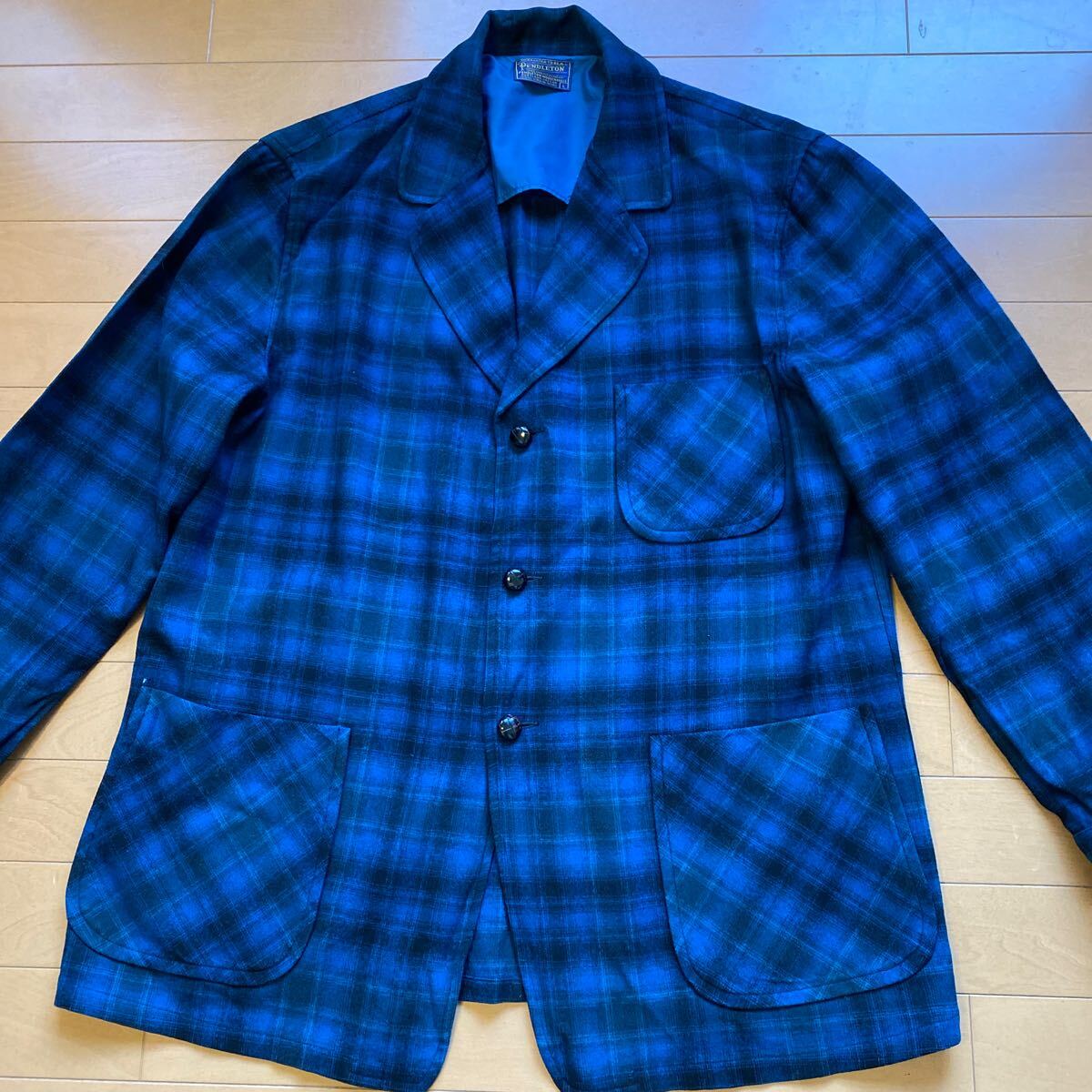 PENDLETON ウールジャケット アメリカンビンテージ50s チェックブレザー(Lサイズ)｜売買されたオークション情報、yahooの商品情報をアーカイブ公開 - オークファン（aucfan ...
