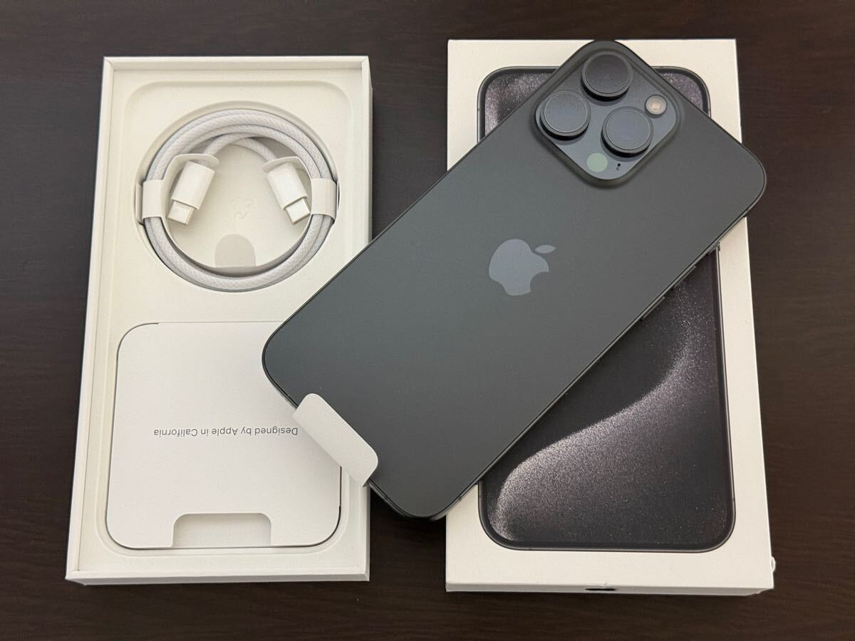 iPhone15 Pro MAX 256GB ブラックチタニウム Apple整備済品 交換 iPhone15 Pro MAX 256GB ブラックチタニウム Apple整備済品 交換